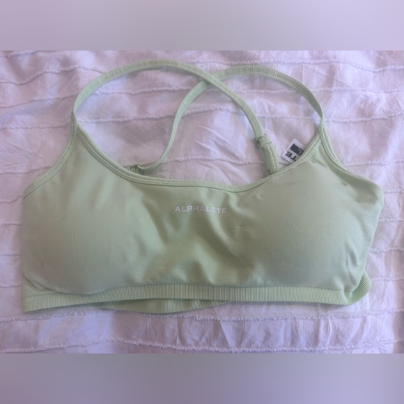 Alphalete | Tops | Alphalete Amplify Back Cross Bracitrus Frost | Poshmark